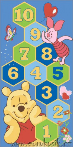 Detský koberec Disney Pu Winnie Hopscotch | Nábytok Harmonia - kvalitný ...